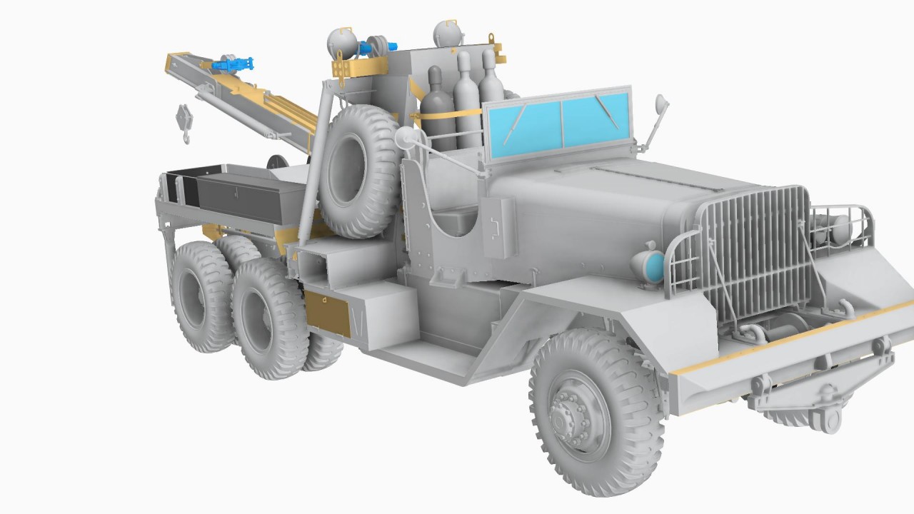 Thundermodel plastic scale model | US Heavy Wrecker Kenworth Model 573