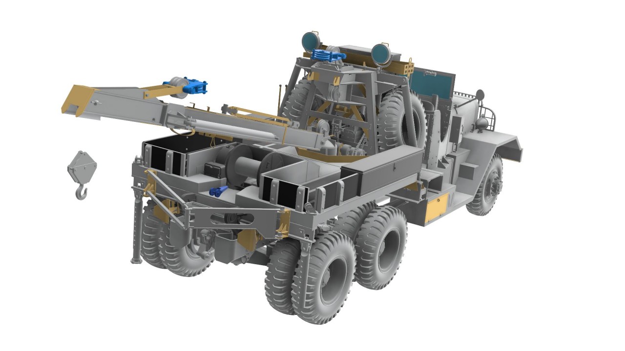 Thundermodel plastic scale model | US Heavy Wrecker Kenworth Model 573